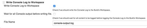 continuous integration jenkins save console output on executing slave server stack overflow