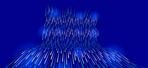 빅 데이터 흐름 기술 및 과학 벡터 배경 라인 전자 및 디지털 스타일이 있는 기술 추상화3d 차원 관점 추상적 일러스트레이션 0