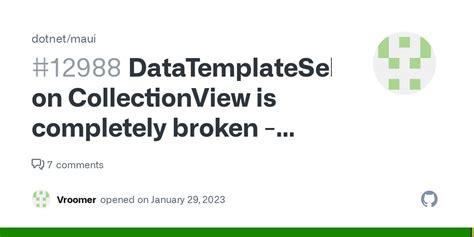 Datatemplateselector On Collectionview Is Completely Broken Templates Dont Match