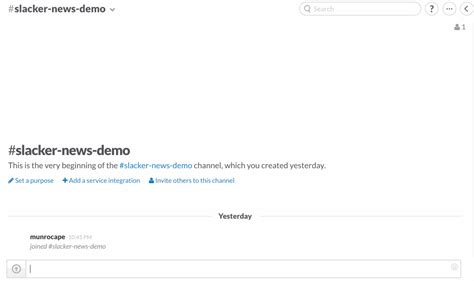 github munrocape slacker news newspaper slack integration that