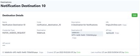 creating managing and reviewing notifications m3ter documentation