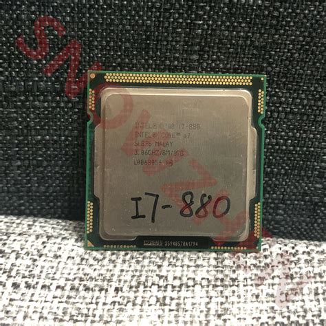 Intel Core I7 880 Cpu Quad Core 306ghz 8mb Socket Lga1156 95w Slbps