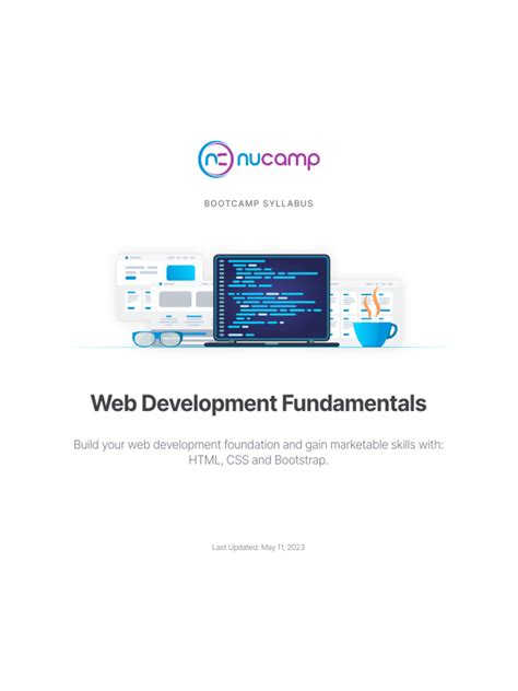 nucamp syllabus web development fundamentals 2024 pdf world wide web internet and web