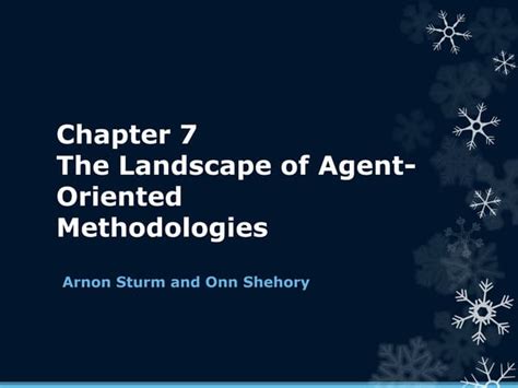 chapter 7 agent oriented software engineering ch7 agent methodology agent methodology ppt