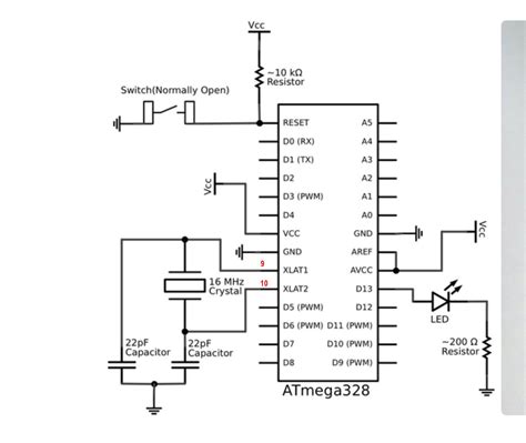 Need Help Wich Correct Crystal Placement For Atmega328p Au Hardware