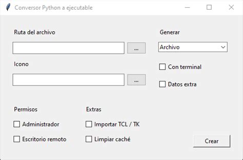Github Xaivalinterfaz Pyinstaller Usa Python Con La Librería Tkinter Para Otorgar Una