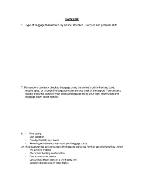 Homework Pdf