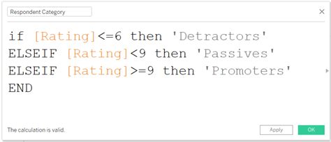 How To Calculate Net Promoter Score Nps In Tableau