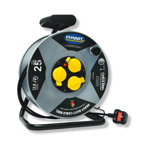 3 Way Extension Reel 25mtr Maat