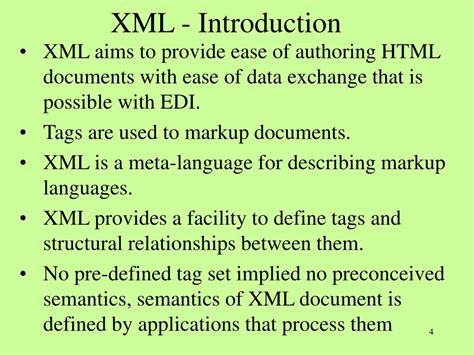 PPT XML Extensible Markup Language PowerPoint Presentation Free