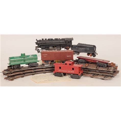 Marx Smoking Locomotive 666 Die Cast Train 1955 Era [172060]