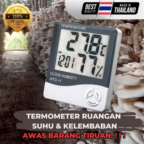 Jual TERMOMETER RUANGAN PENGUKUR SUHU RUANGAN PENGUKUR KELEMBABAN TEMPERATUR TERMOMETER