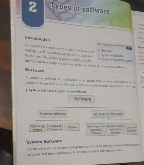Types Of Software Introduction A Computer Is A Machine Which Does Not Pos