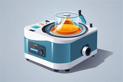 Premium Photo Lab Centrifuge For Separating Substances Vector Illustration In Flat Style