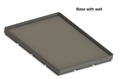 Parametric Gridfinity Bottoms Gridfinity Model Base Od Autora Inaniaetvana Stáhněte Si