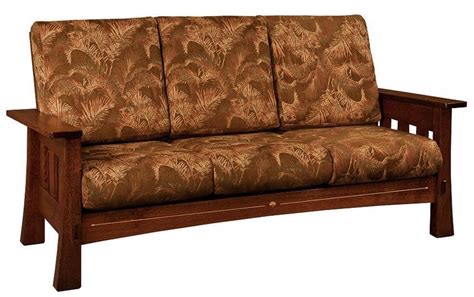 77 Wood Frame Custom Sofa From Dutchcrafters Amish Furniture