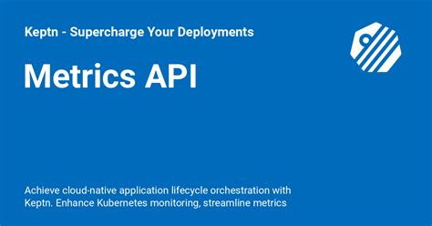 metrics api keptn