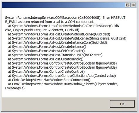 Citrix Error When Opening Application Welcome To