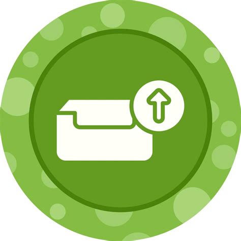Outbox With Arrow Vector Icon 27352257 Vector Art At Vecteezy