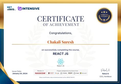 Suresh Chakali On Linkedin Ccbp Nxtwave Coding Rahulattuluri Consistency