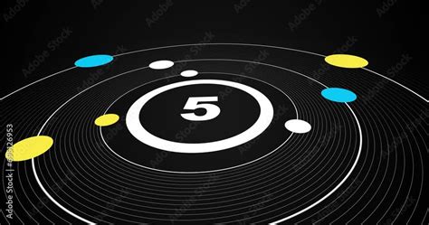 Countdown Timer From 10 To 0 Seconds In Realtime Modern 3ddesign Of Countdown Animation On