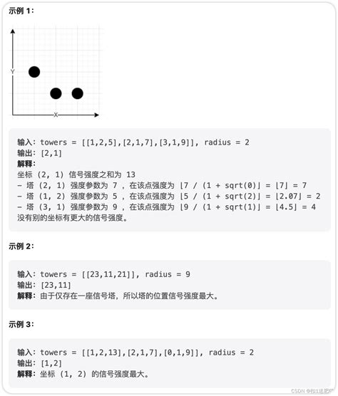 每日一题｜2022 11 2｜1620 网络信号最好的坐标｜暴力枚举｜golang Csdn博客