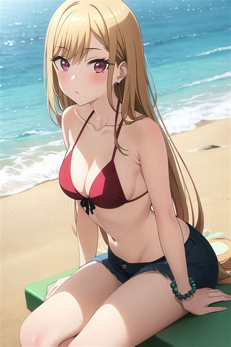 Marin Kitagawa Red Bikini 4 By Tiger Groves On Deviantart