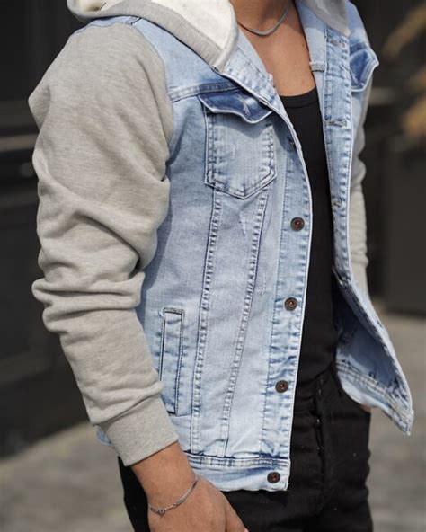 سویشرت جین ترکیبی پوشاک های تن