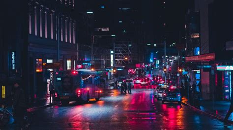 City Street Night Wallpapers Top Free City Street Night Backgrounds