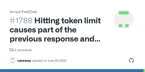 Hitting Token Limit Causes Part Of The Previous Response And The Prompt