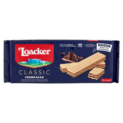 Loacker Wafers Loacker Wafer Classic Cremkakao With Cocoa And Chocolate