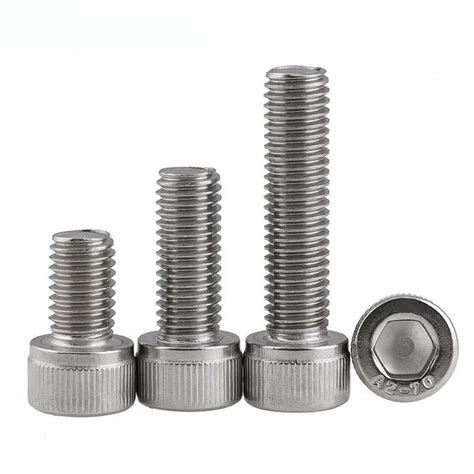 M8 Allen Bolt A2 70 Stainless Steel Socket Cap Screws Hex Key Head