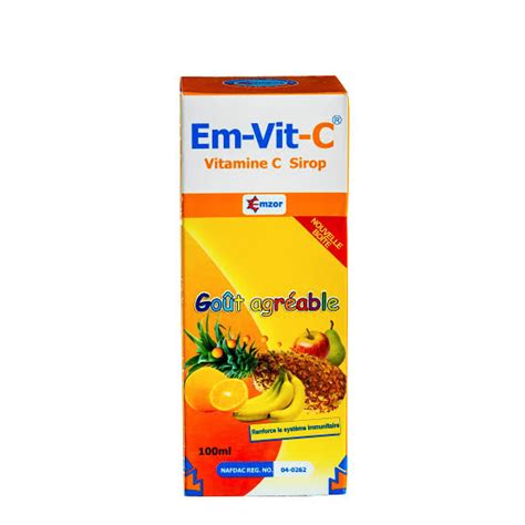 Em Vit C Syrup 100ml Cura Divina Pharmacy