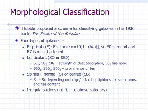 Ppt Morphological Classification Powerpoint Presentation Free