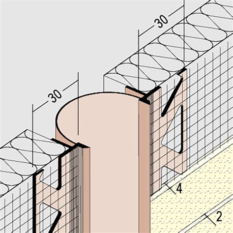 Ewi Movement Bead With Pvc Middle And Fibre Mesh 6mm Render Profilestore