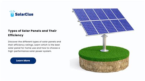 Types Of Solar Panels And Their Efficiency