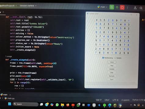 Python Sudoku Geneticalgorithm Backtracking Tkinter Teamwork Aya Hassan 30 Comments