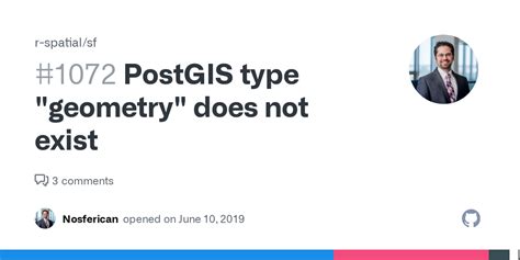 Postgis Type Geometry Does Not Exist · Issue 1072 · R Spatialsf · Github