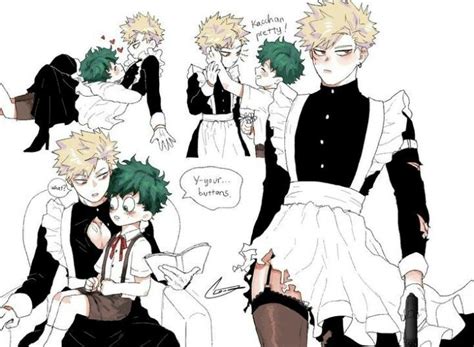 Maid Bakugou 🤭 Coppie Anime Personaggi Anime Arte Delle Anime