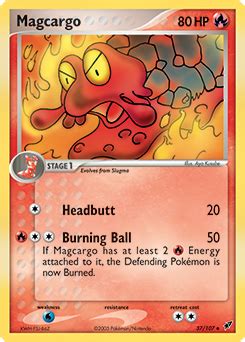 Magcargo Ex Deoxys Tcg Card Database
