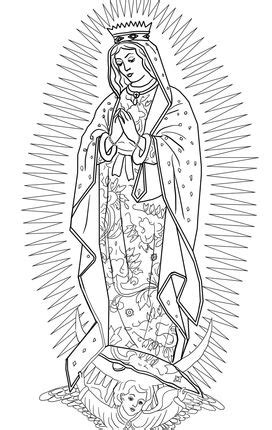Our Lady Of Guadalupe Sketch At Explore Collection