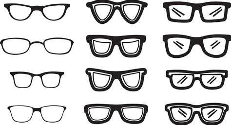 Drawn Glasses Set Glasses Collection Sunglasses Set 48420296 Vector Art At Vecteezy
