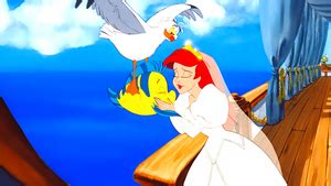 Walt Disney Screencaps Scuttle Flounder Princess Ariel Walt Disney Characters Photo