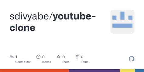 Github Sdivyabeyoutube Clone