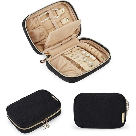 Bagsmart Travel Jewelry Organizer Case Small Jewelry Roll For Journey