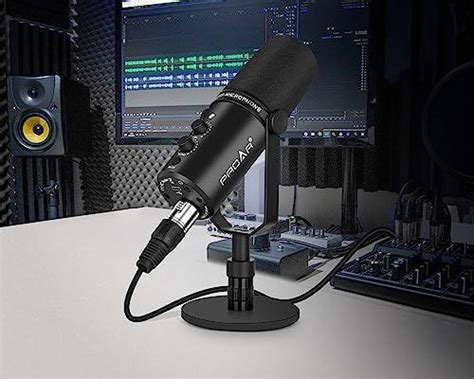 Proar Xlr Usb Dynamic Microphone Pc Computer Microphone For Podcasting Vocal Recording Live