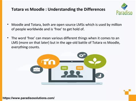 Totara Vs Moodle Ppt
