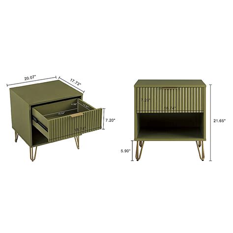 Kroc I Green Nightstand Rooms To Go