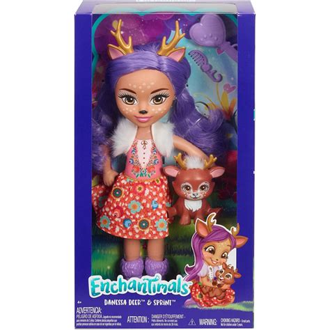 Купить Большую куклу Олень Данесса и Спринт Enchantimals Huggable ...
