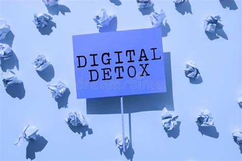 Handwriting Text Digital Detox Business Idea Free Of Electronic Devices Disconnect To Reconnect